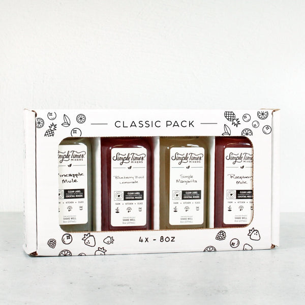 Sampler Pack Cocktail Mixer | All Natural Mixers - Simple Times Mixers